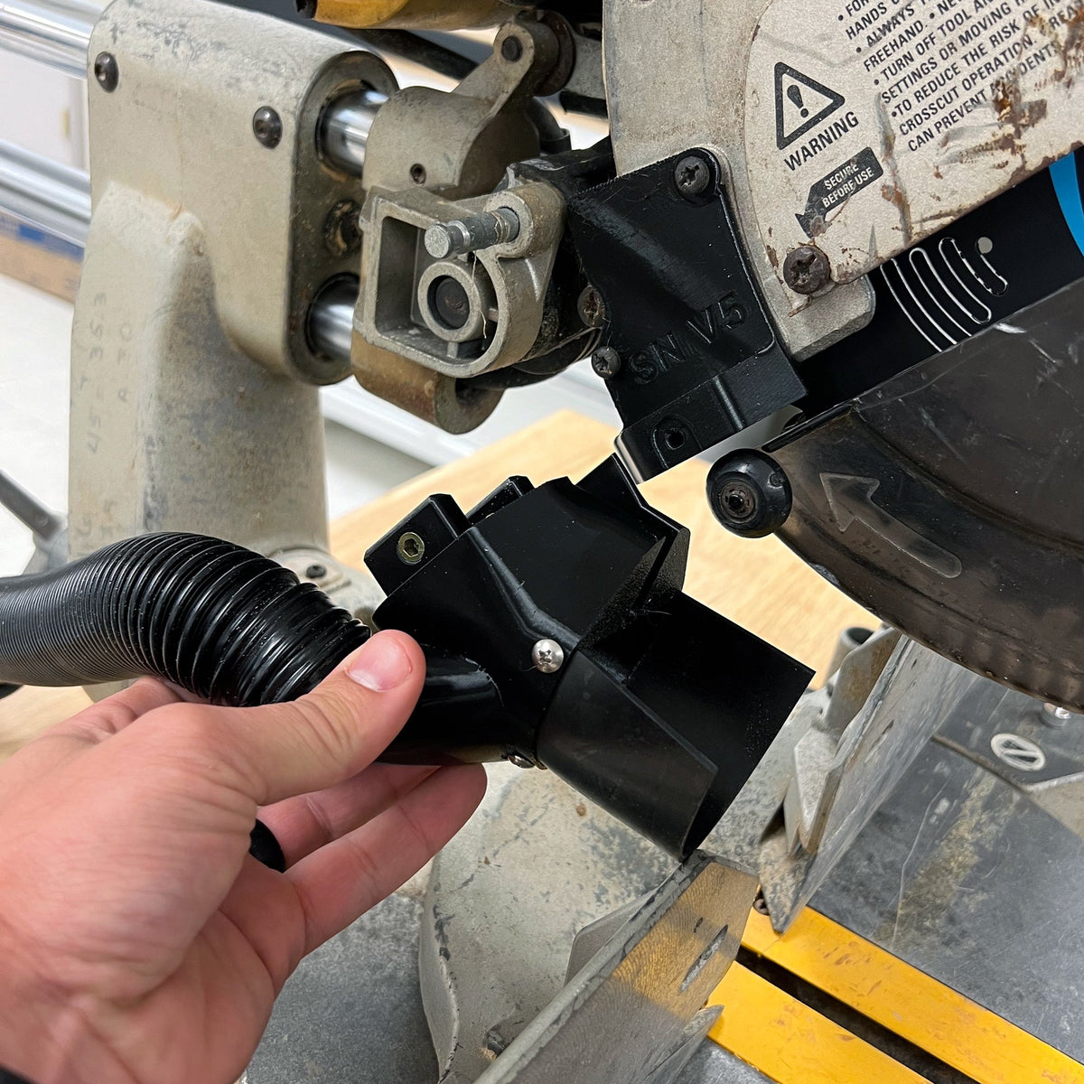 Dust Collection Chute & Plan Bundle for Dewalt DW708 Sliding Miter Saw