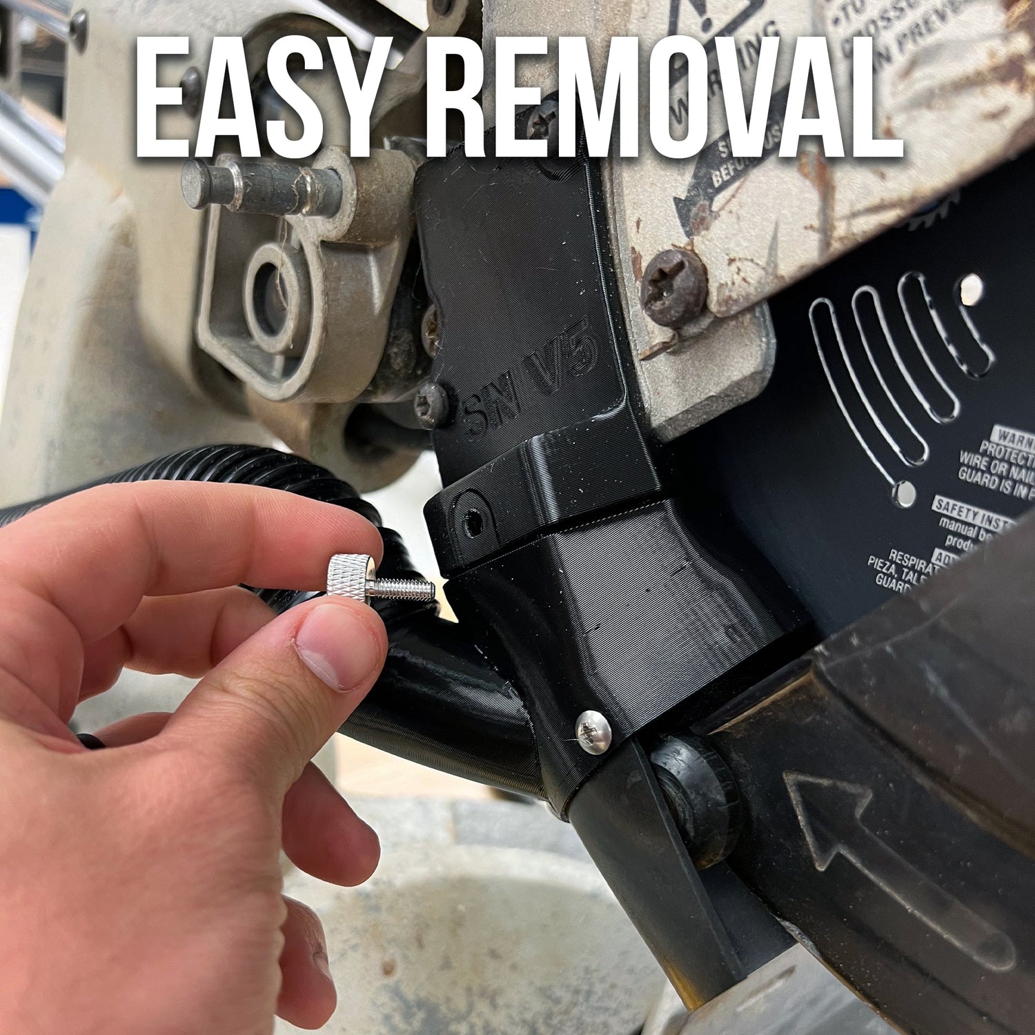 Dust Collection Chute for Dewalt DW708 Sliding Miter Saw