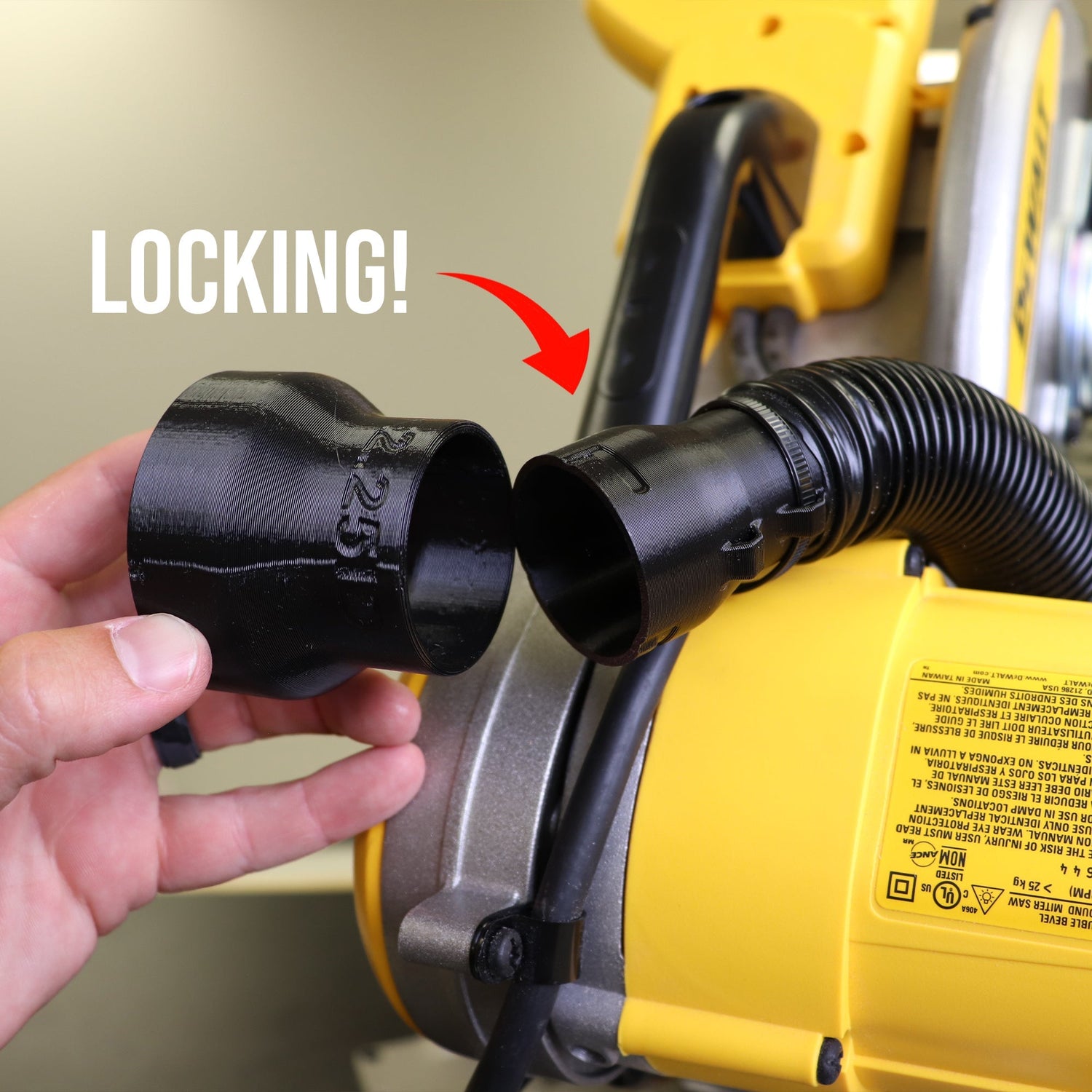 DeWalt DW718 Sliding Miter Saw Dust Collection