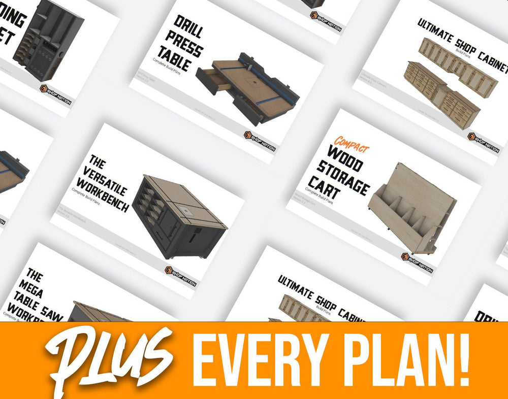 Hercules 12" Sliding Compound Miter Saw Dust Collection & Plans Bundle