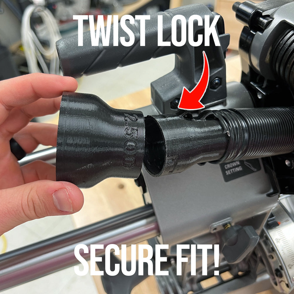 Ridgid 12" Sliding Miter Saw Dust Collection Chute (R4222)