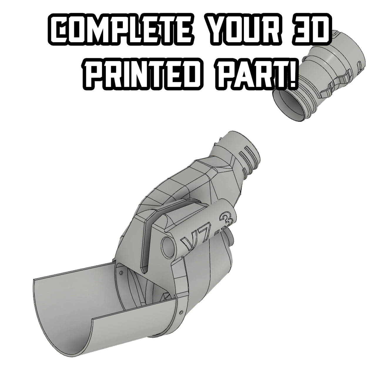 DIY Kit for Dewalt 779/780 Dust Collection Chute (3D Print Your Own!)