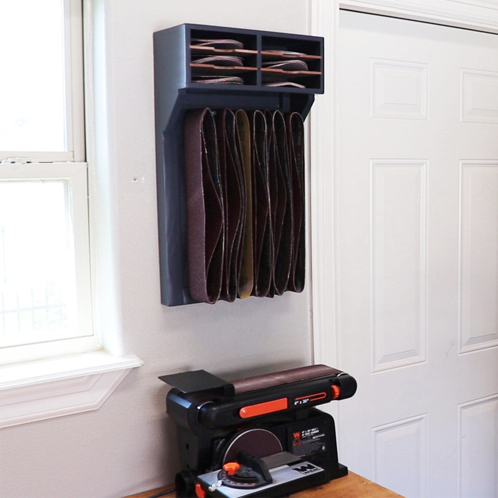 DIY Disc/Belt Sanding Storage Woodworking Plans - Instant Download