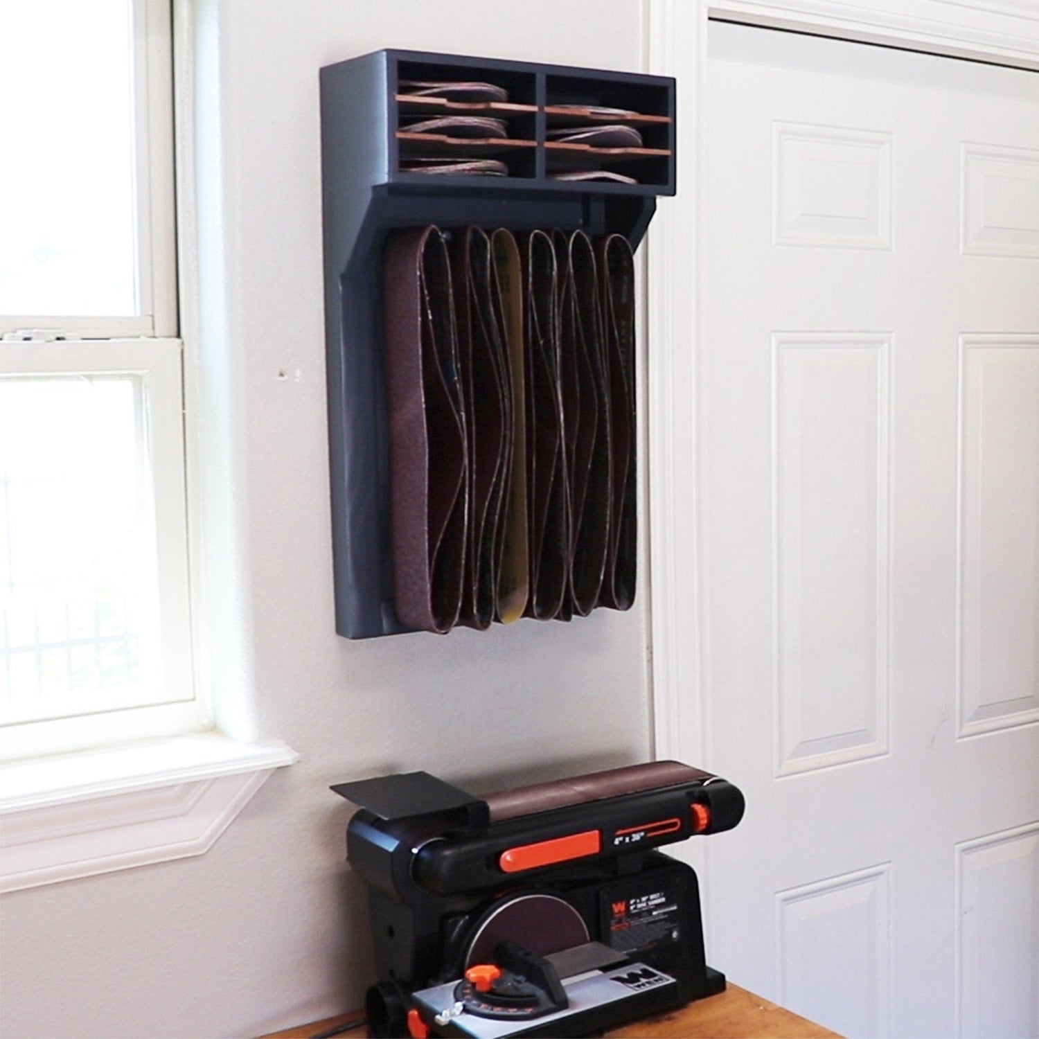 DIY Disc/Belt Sanding Storage Woodworking Plans - Instant Download