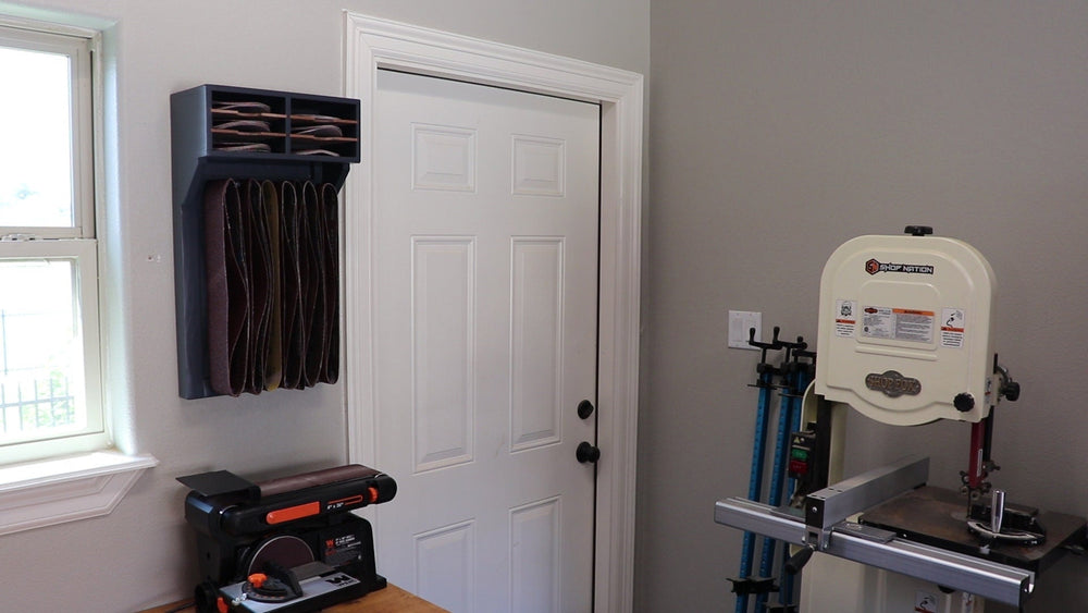 DIY Disc/Belt Sanding Storage Woodworking Plans - Instant Download