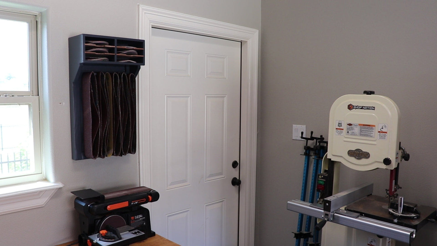 DIY Disc/Belt Sanding Storage Woodworking Plans - Instant Download