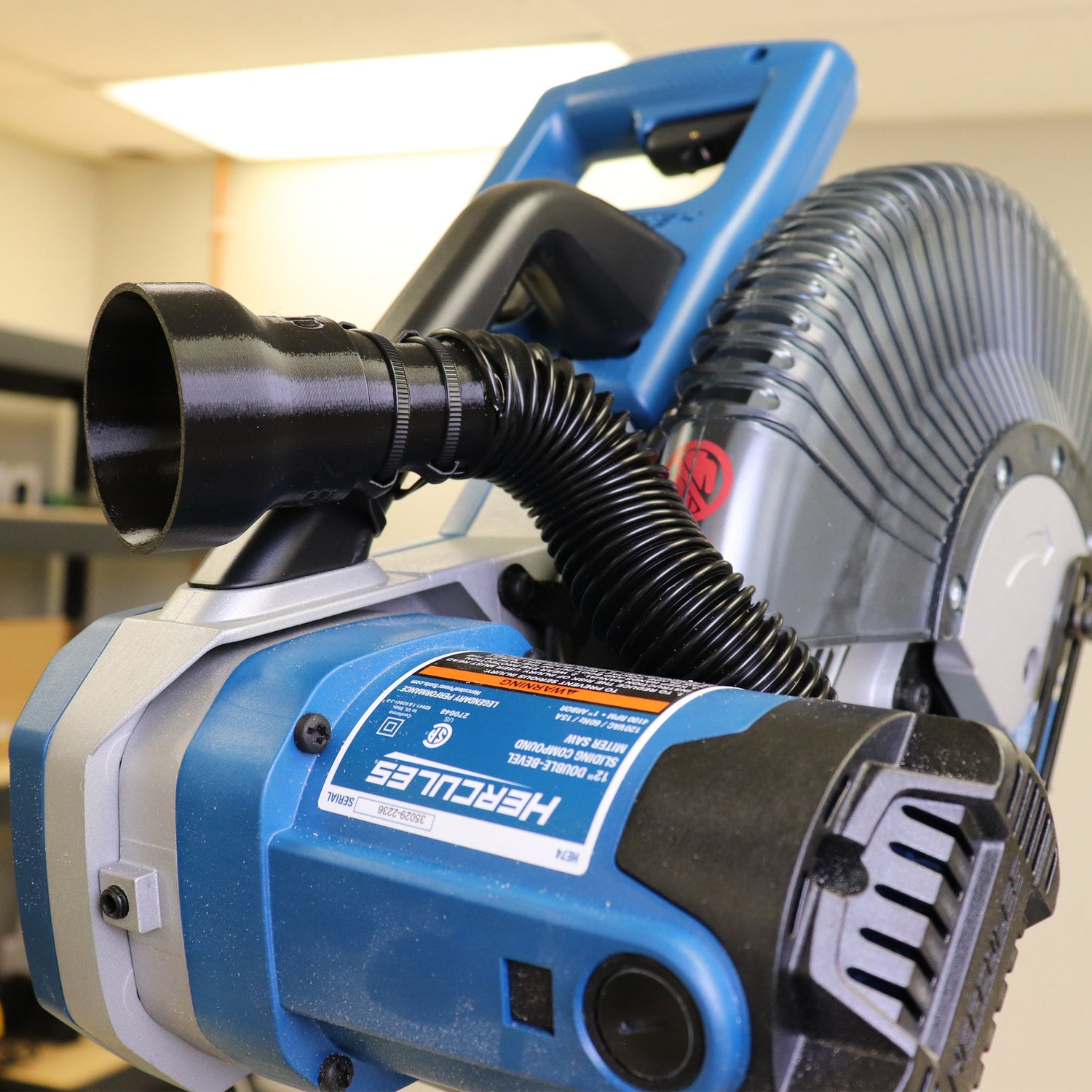 Hercules HE74 Sliding Compound Miter Saw Dust Collection