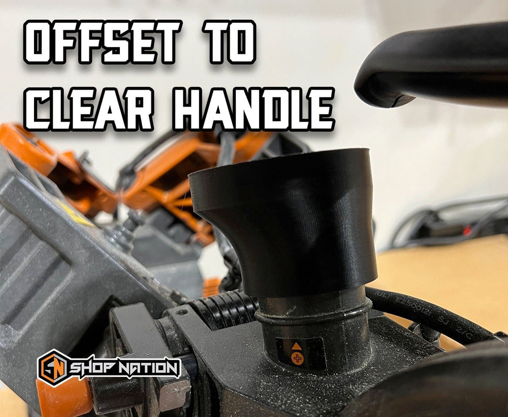 Dust Collection Chute for Delta Cruzer Miter Saw