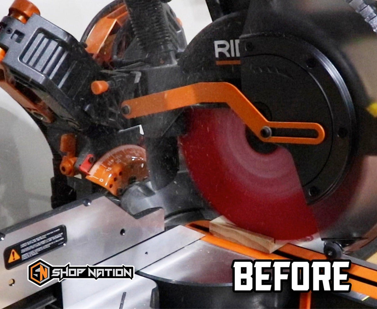 Ridgid Dual Bevel Miter Saw Dust Collection