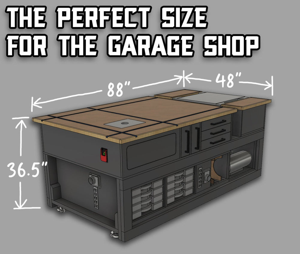 The Mega Table Saw Workbench - Digital Download
