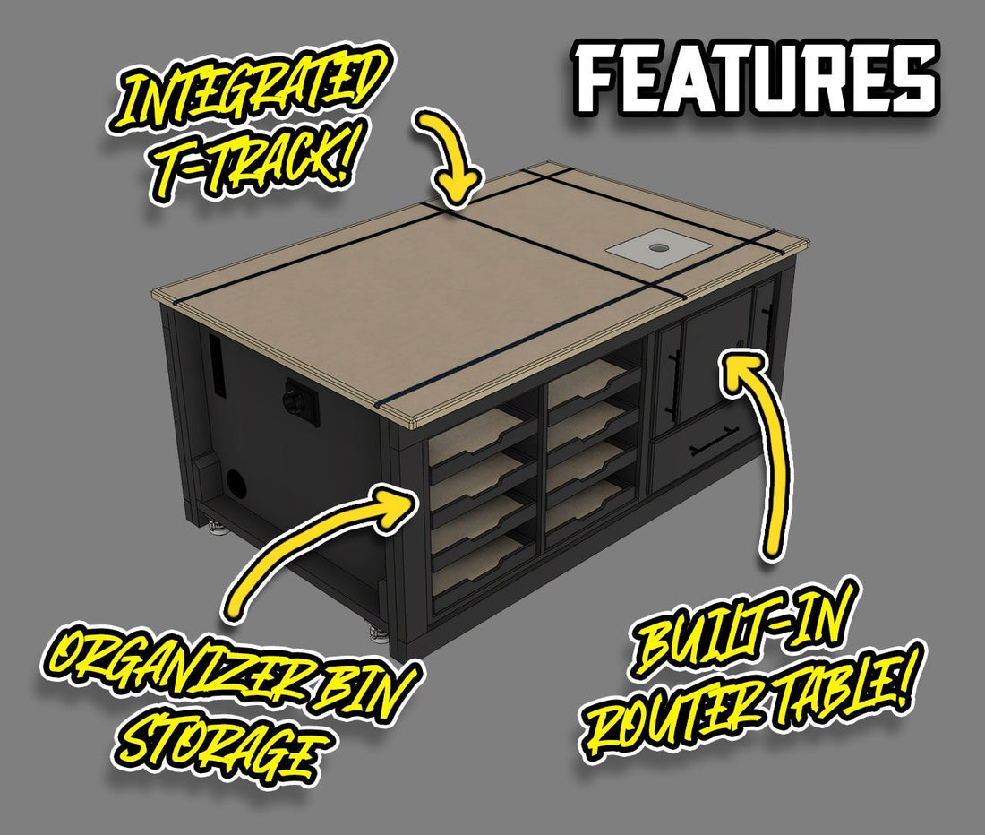 The Versatile Garage Shop Workbench - Digital Download