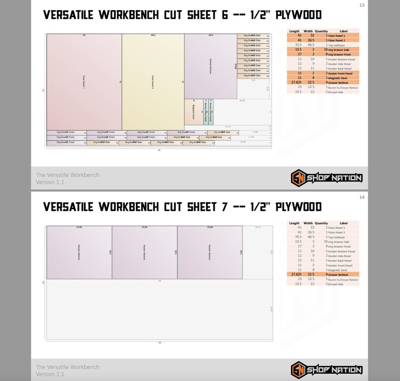 The Versatile Garage Shop Workbench - Digital Download