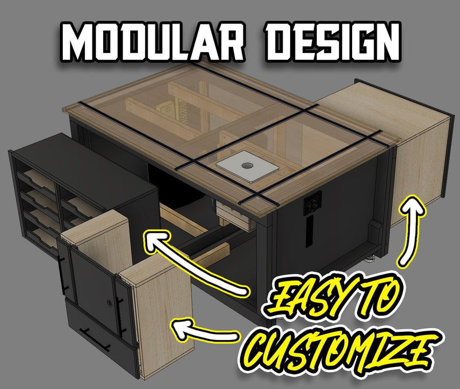 The Versatile Garage Shop Workbench - Digital Download