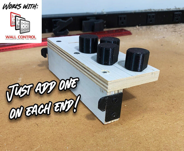 Wall Control Brackets for Custom Organizers